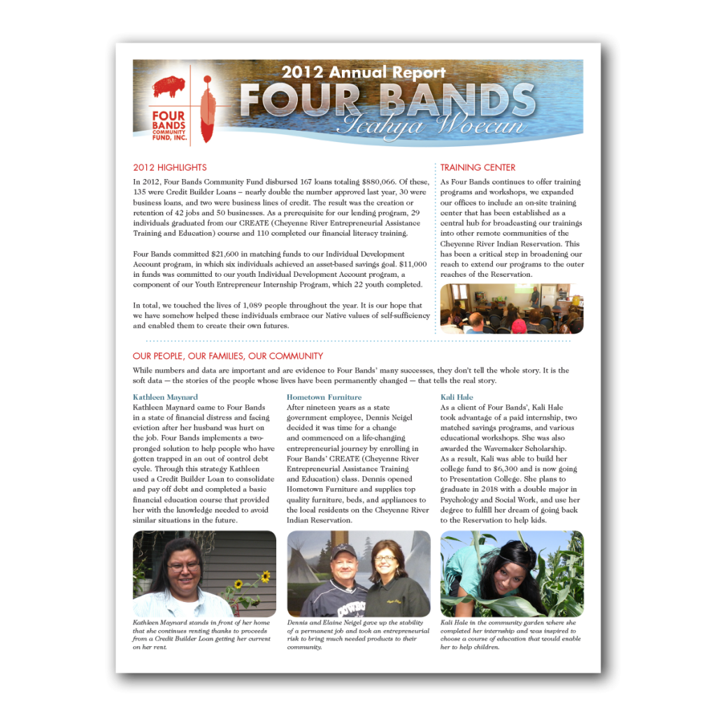 2018 Annual Report – Four Bands Community Fund